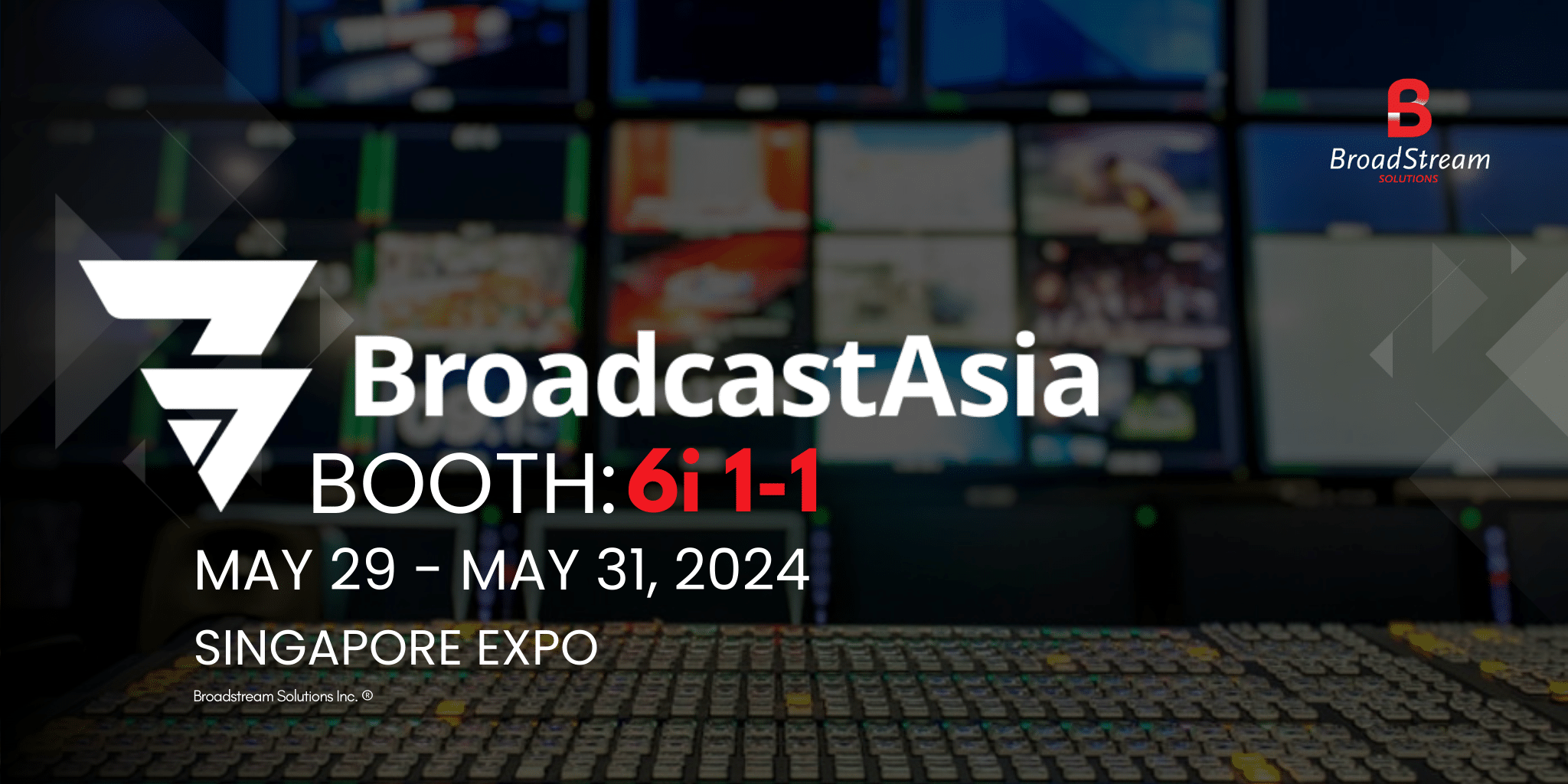 BroadcastAsia website banner 2048 x 1024 | Integrated Playout, Captioning & Subtitling